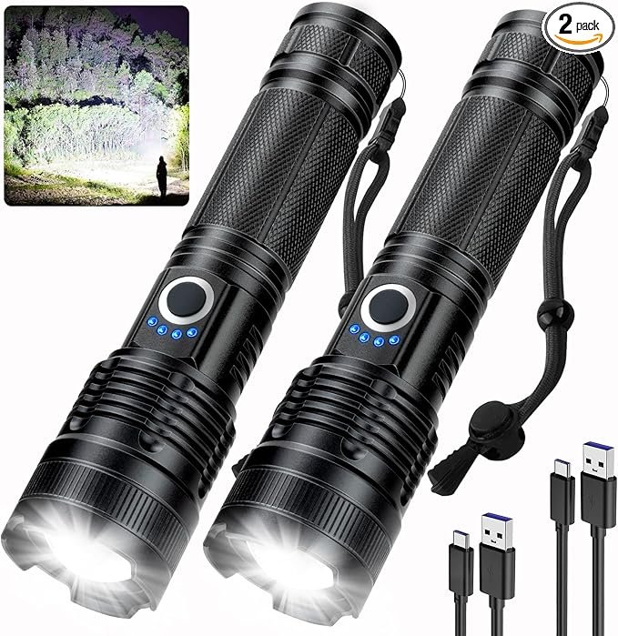Wave Byte | Pack Of 2 High Lumens Flashlight